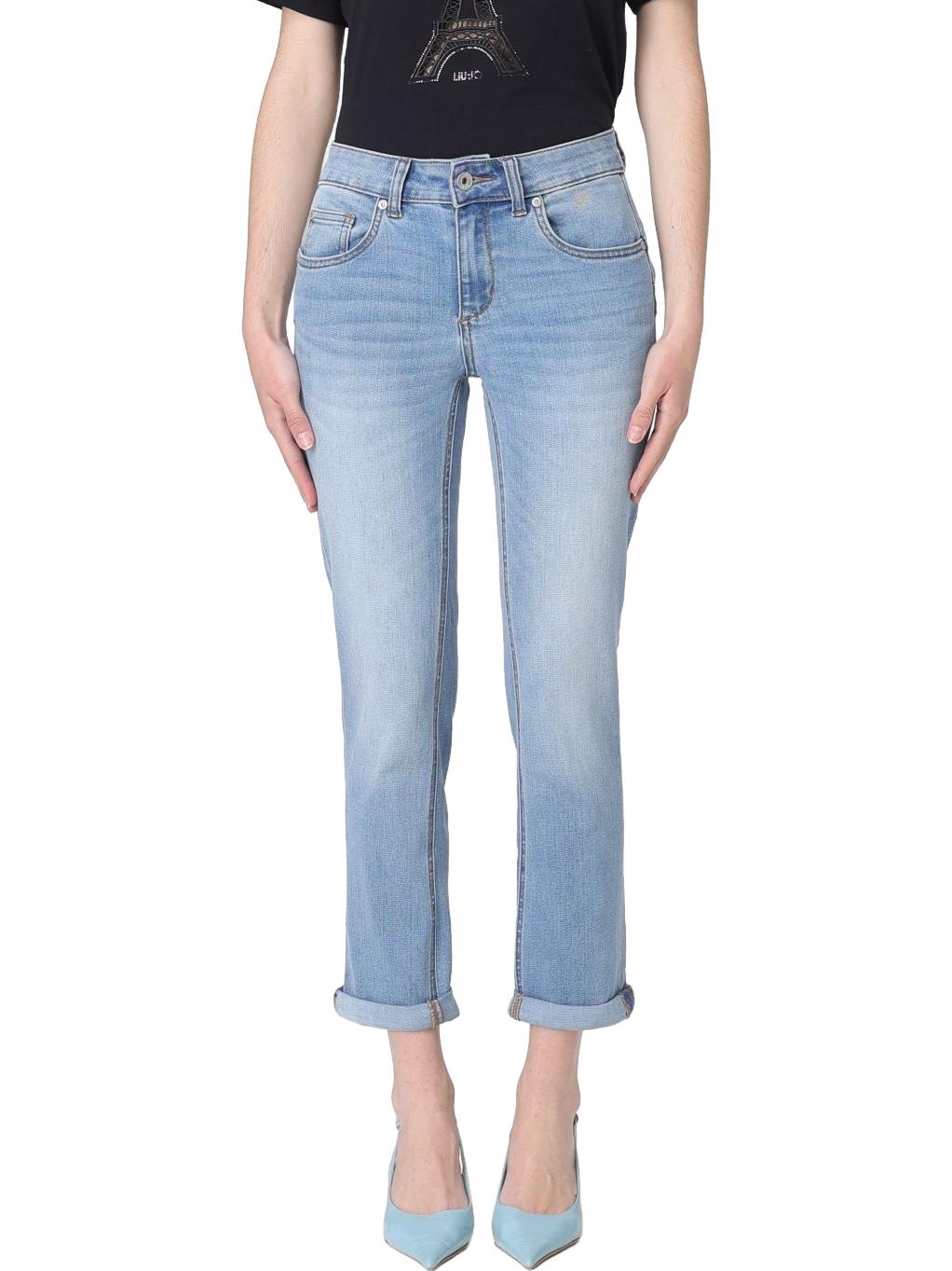 LIU JO Liu Jo Cropped Fit Stretch Denim Jeans